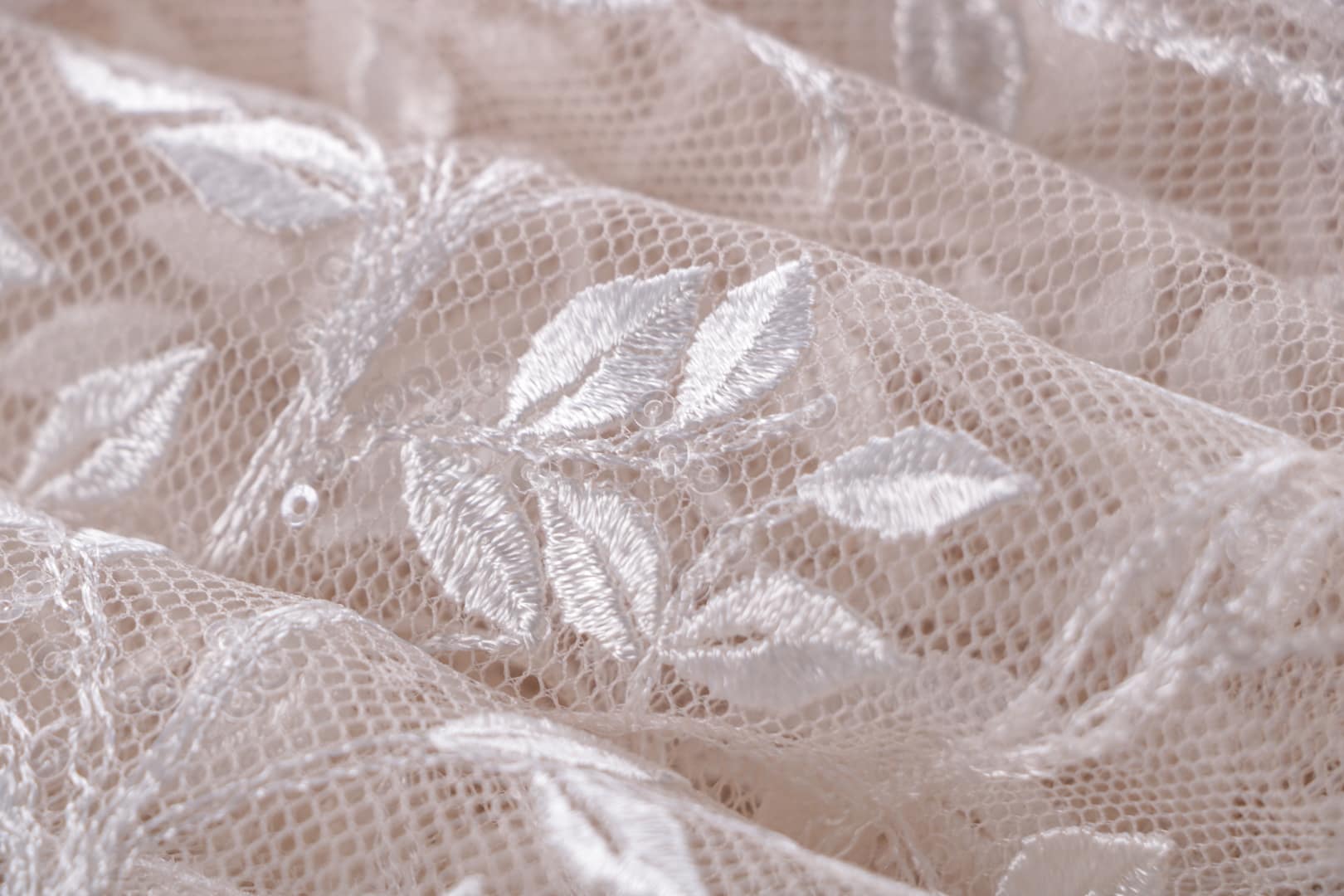 Pink Polyester fabric for dressmaking