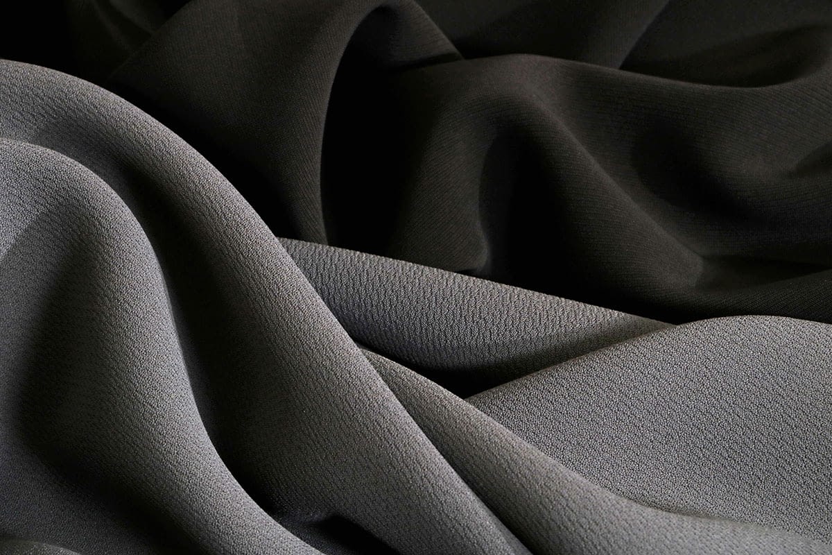 Fire Red Polyester, Stretch, Wool Gabardine Stretch fabric for dressmaking