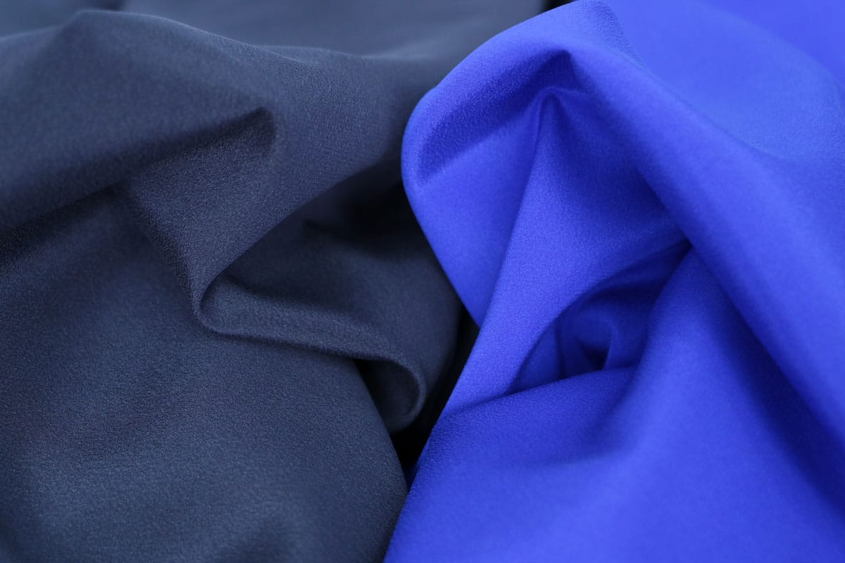 Premium quality blue fabrics for dressmaking | new tess