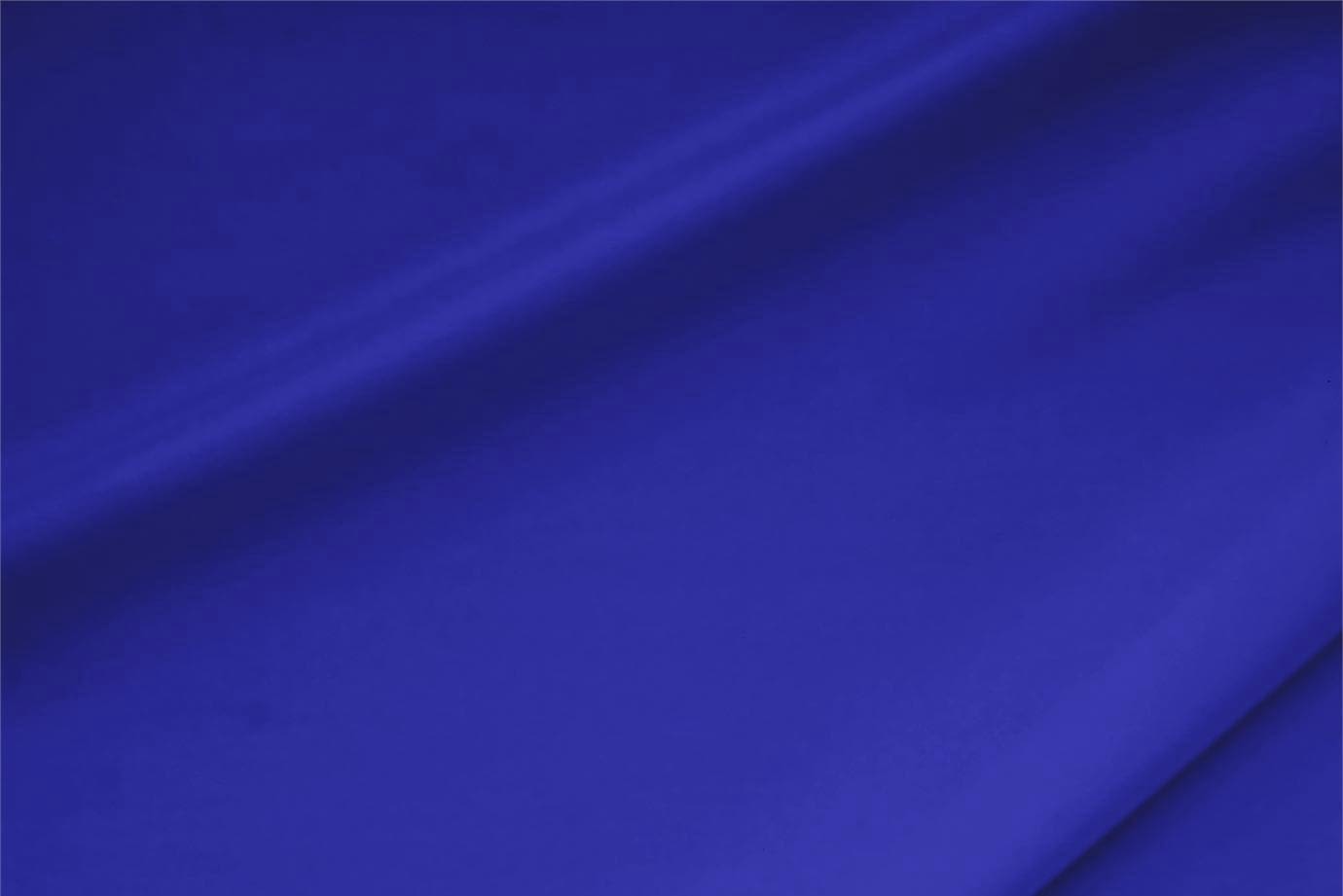 Tessuto Raso Shantung Blu Royale in Seta per abbigliamento