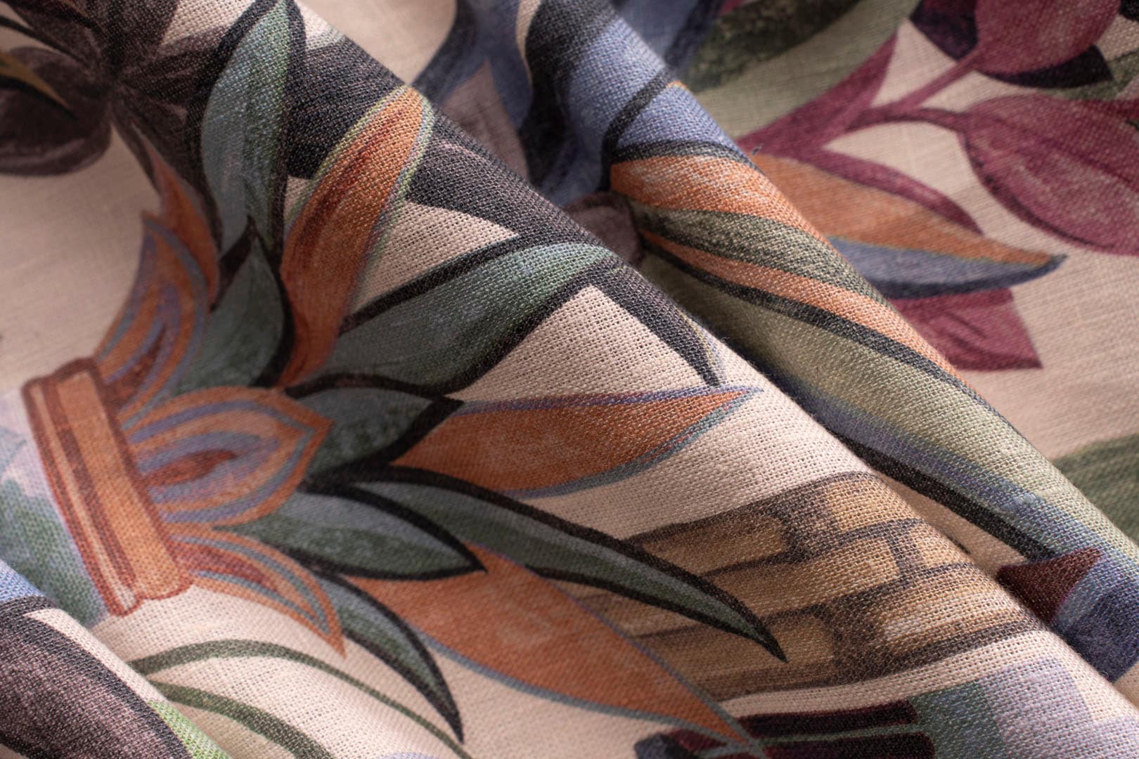 Home Decoration Fabric GAE 001 Prugna - BROCHIER