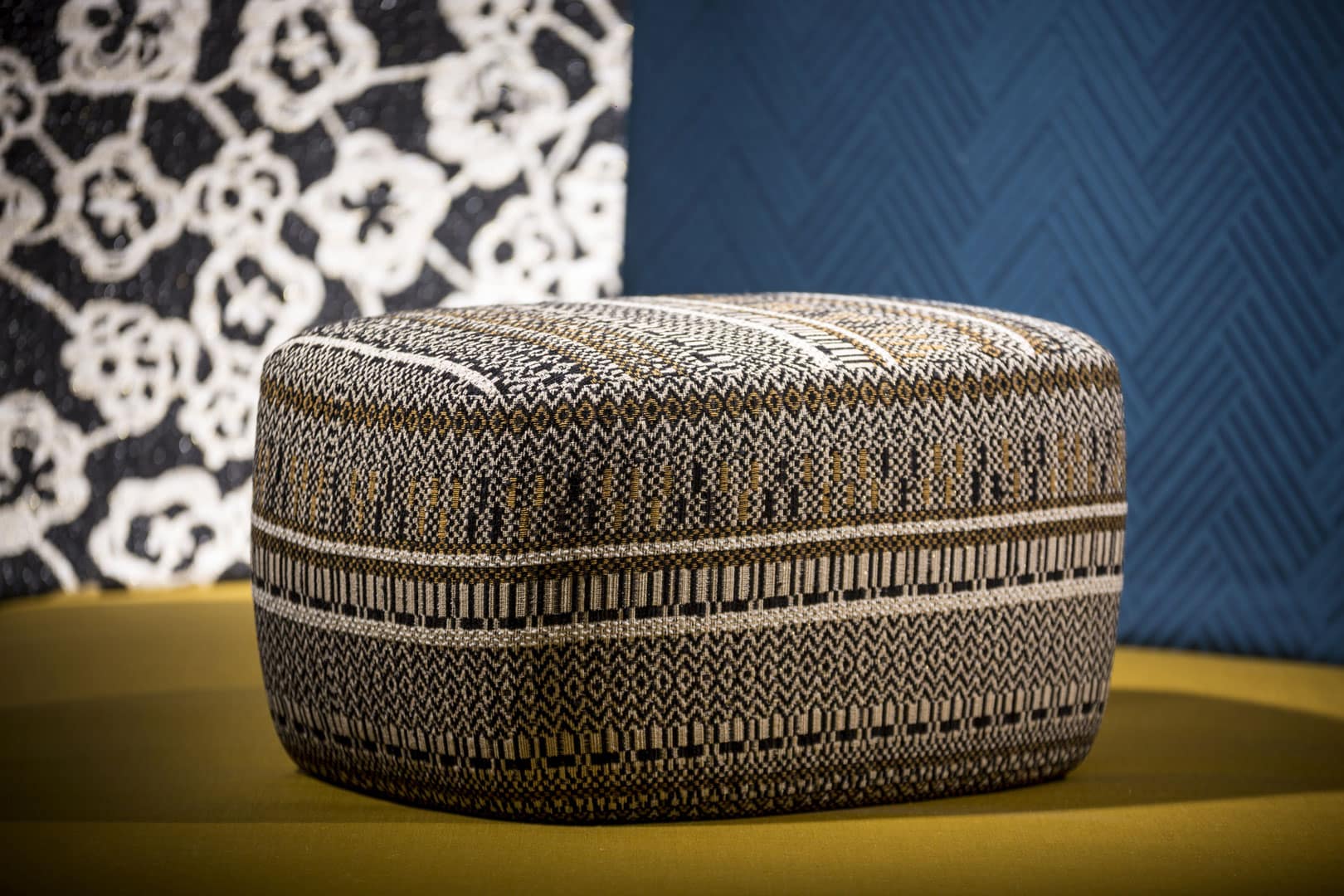 Home Decoration Fabric J3794 GRECA 001 Senape - BROCHIER