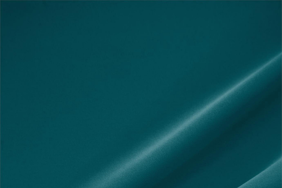 Peacock Blue Polyester Heavy Microfiber Apparel Fabric