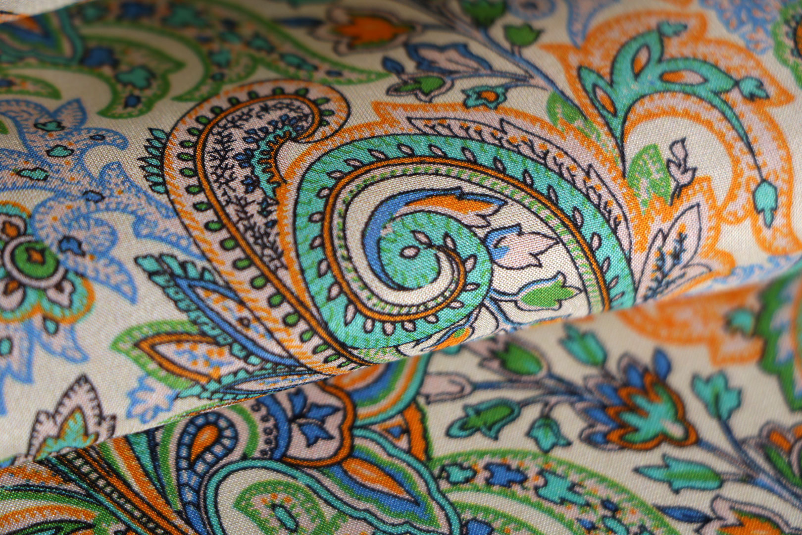Paisley or Cashmere patterned fabrics