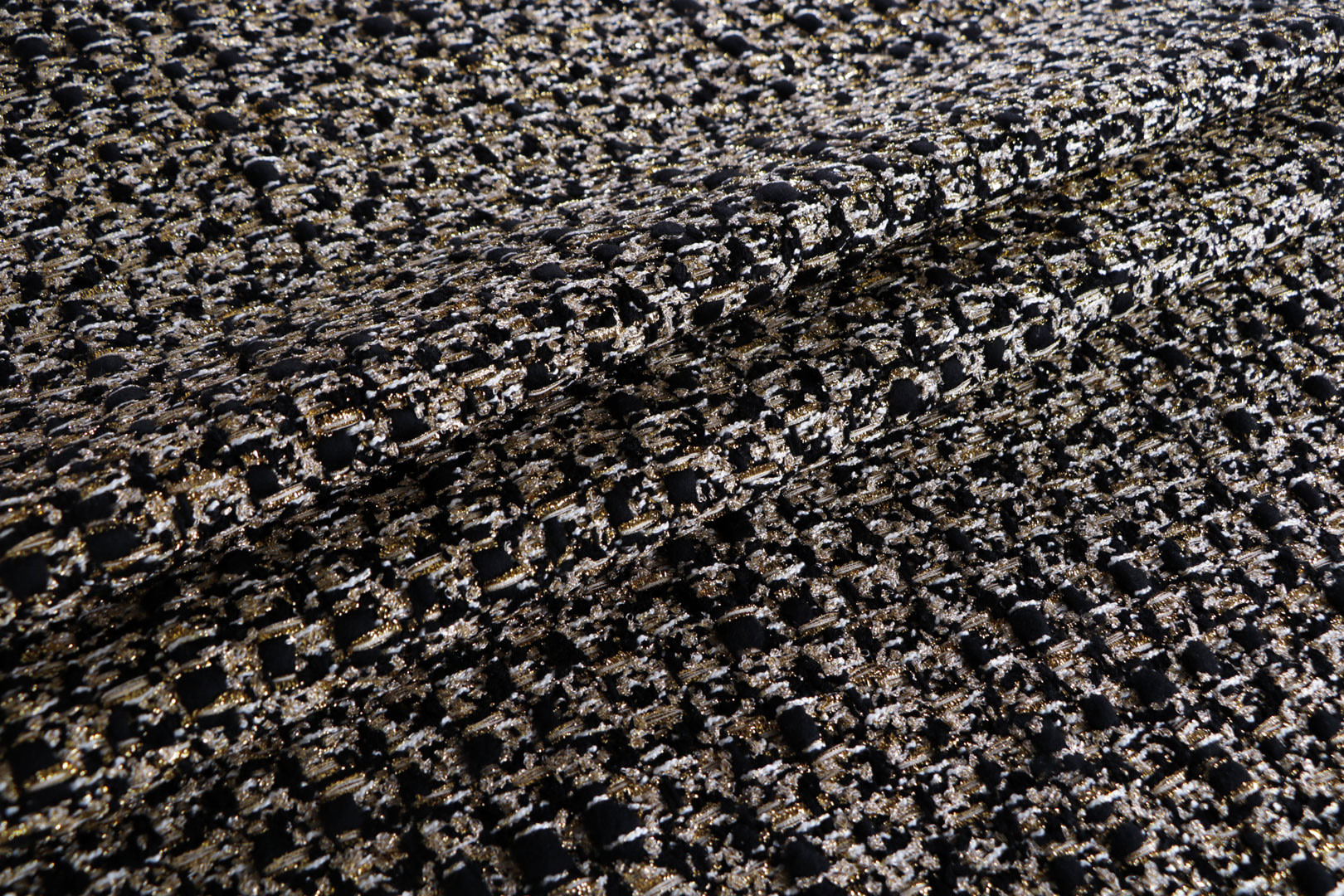 Chanel-Style Tweed and Boucle fabric for dressmaking
