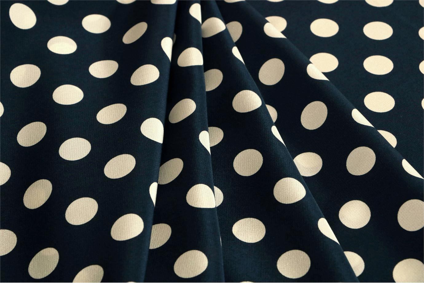 Polka dot Print Apparel Fabric ST000007