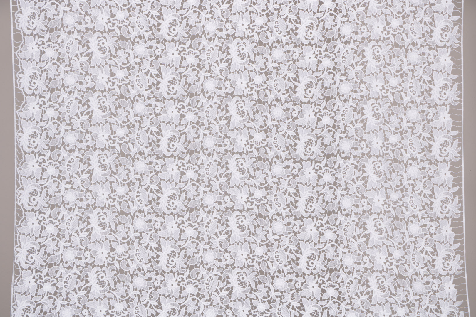 White Polyester fabric for dressmaking