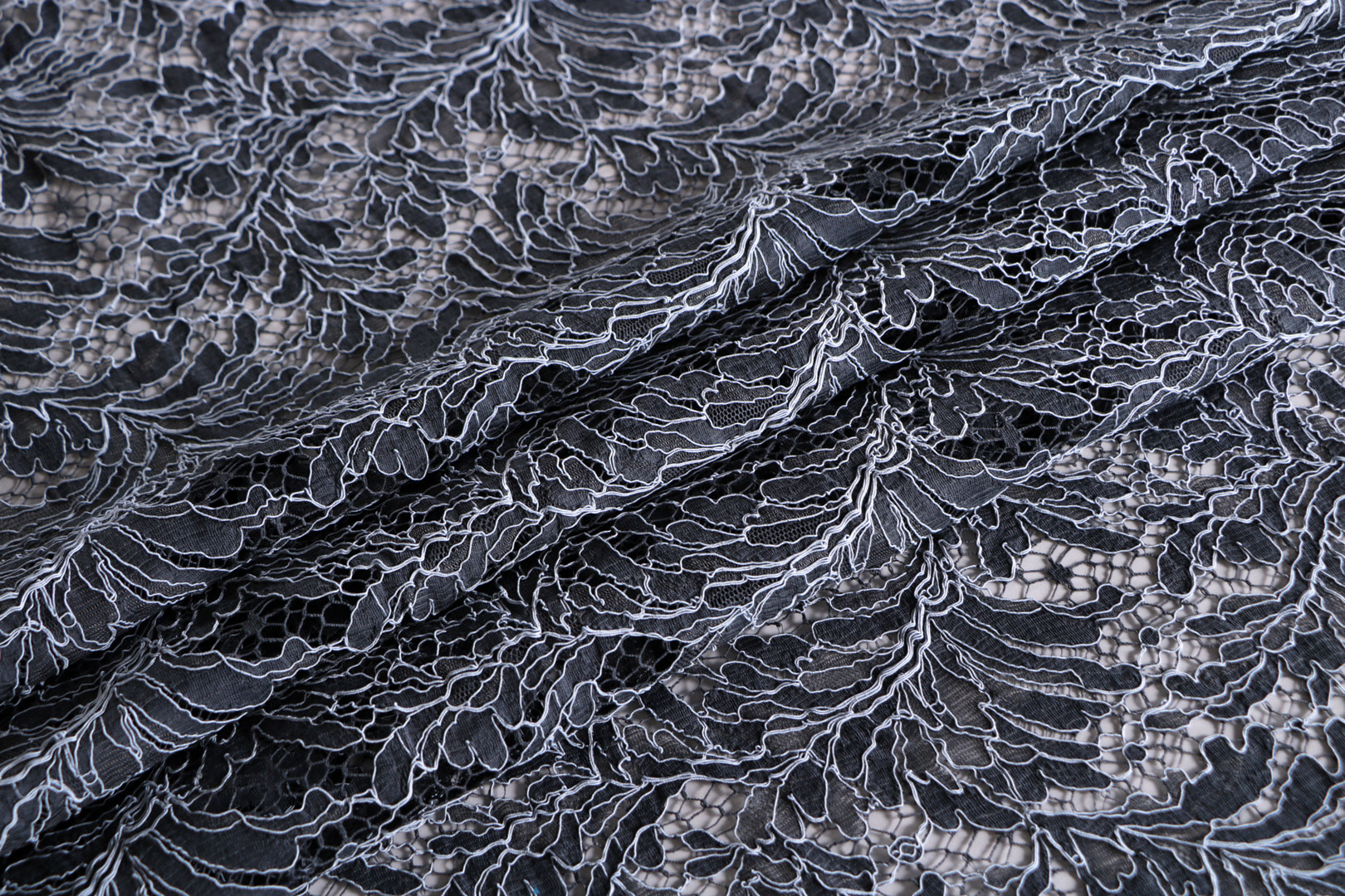 Gray Cotton, Polyester fabric for dressmaking