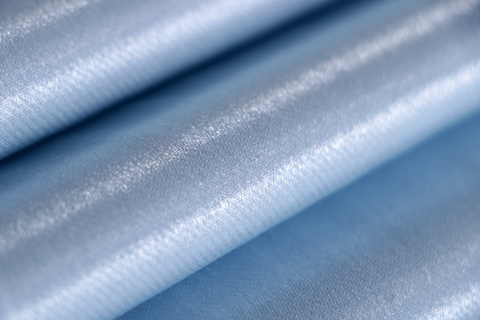 Blue Cotton, Polyester, Viscose fabric for dressmaking