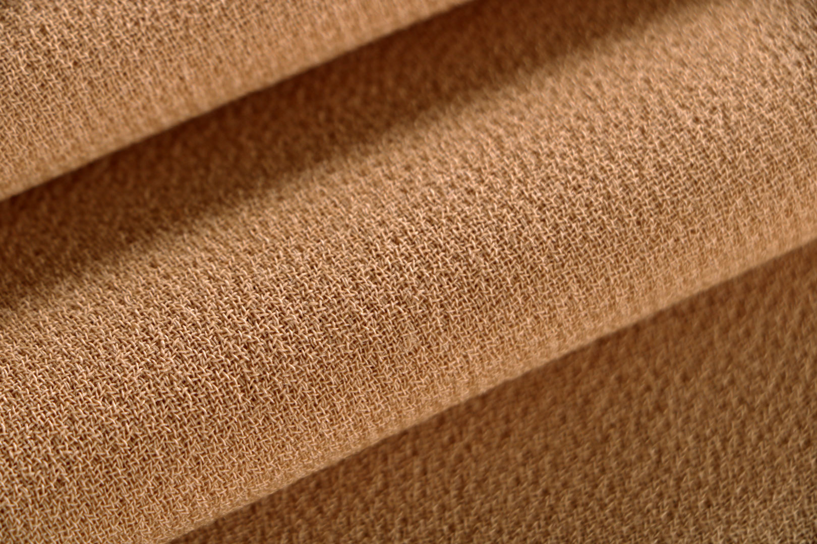 Tessuto Doppia Crepella Paglia per Abbigliamento