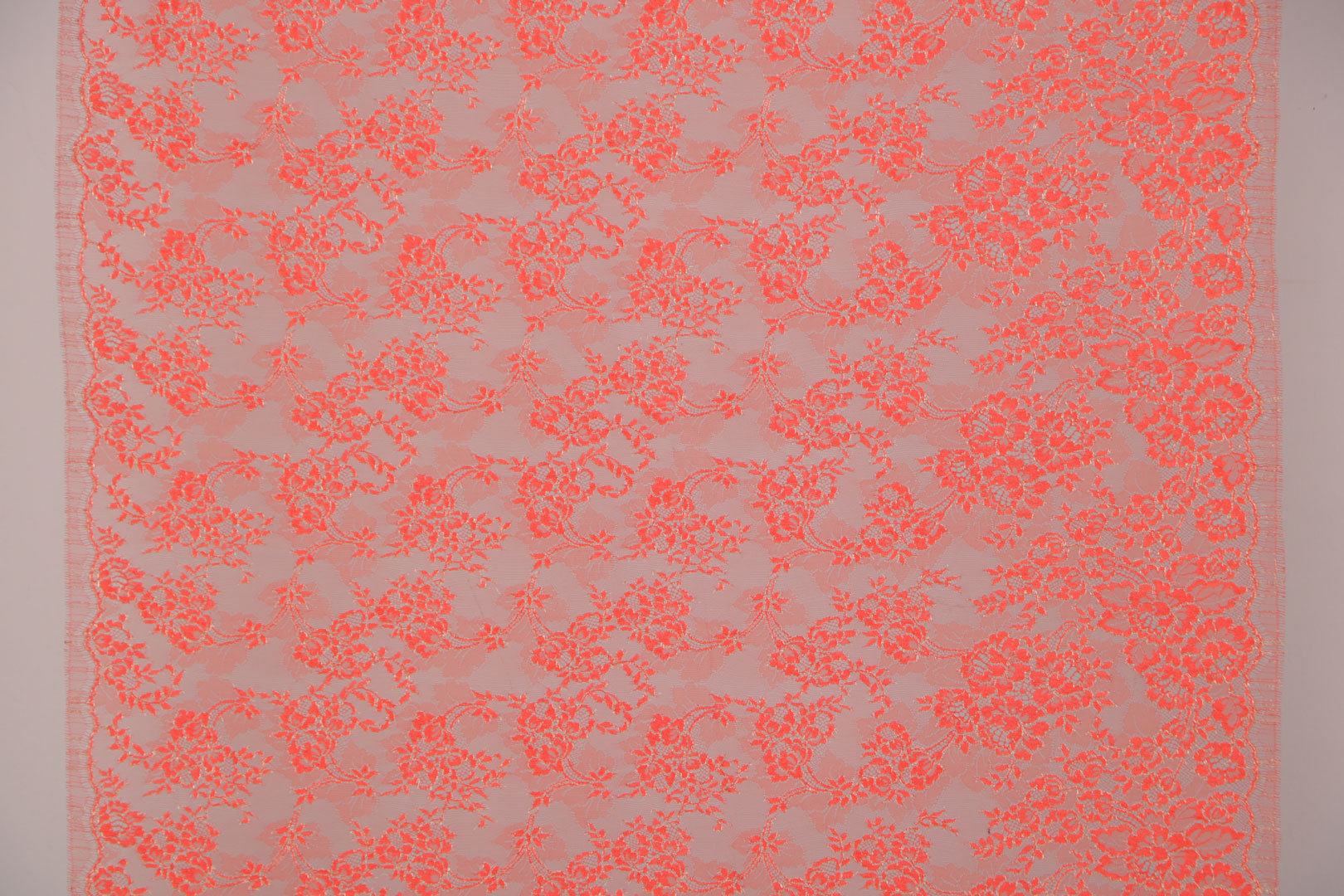 Orange Polyester fabric for dressmaking