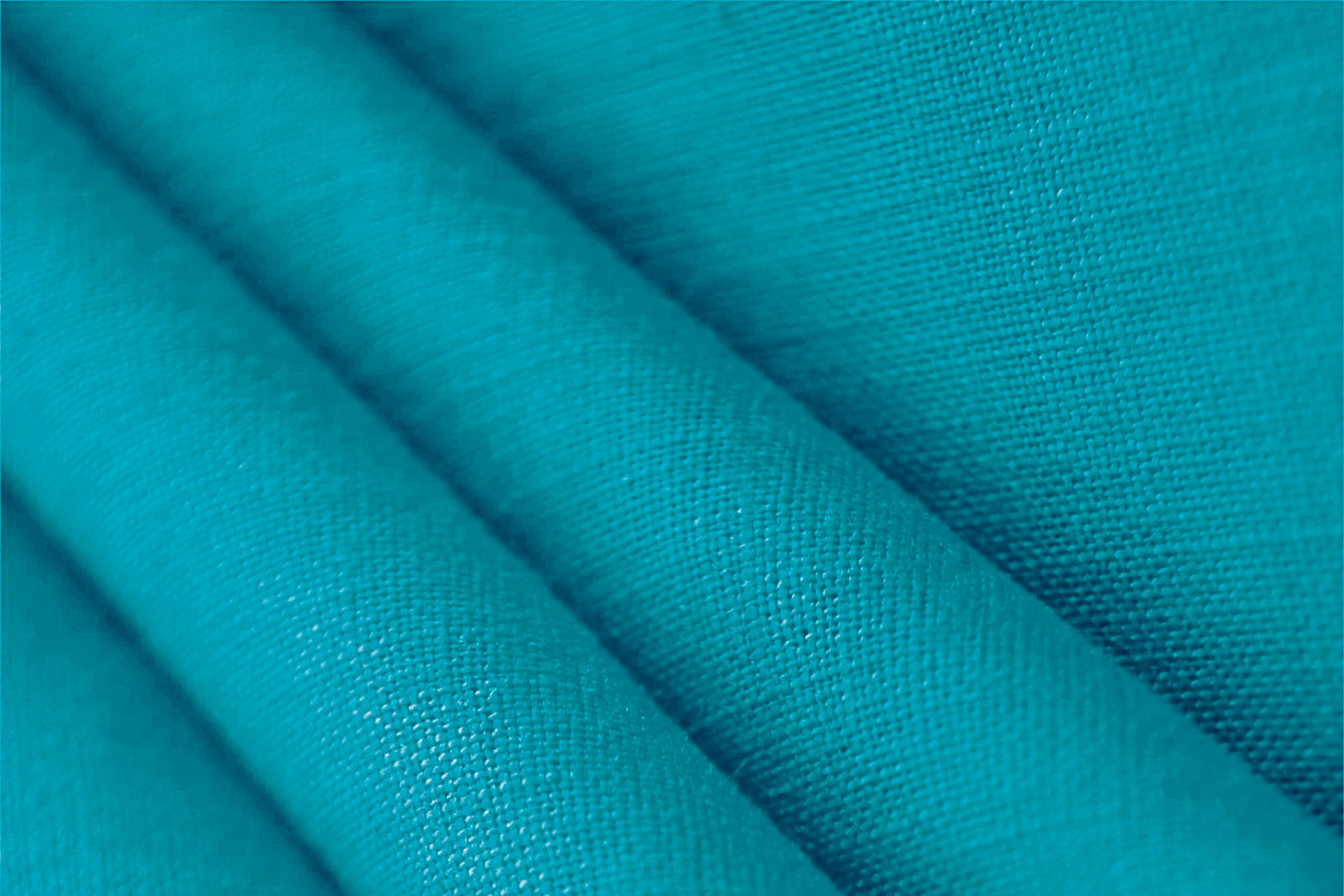 Turquoise Blue Linen Linen Canvas Apparel Fabric