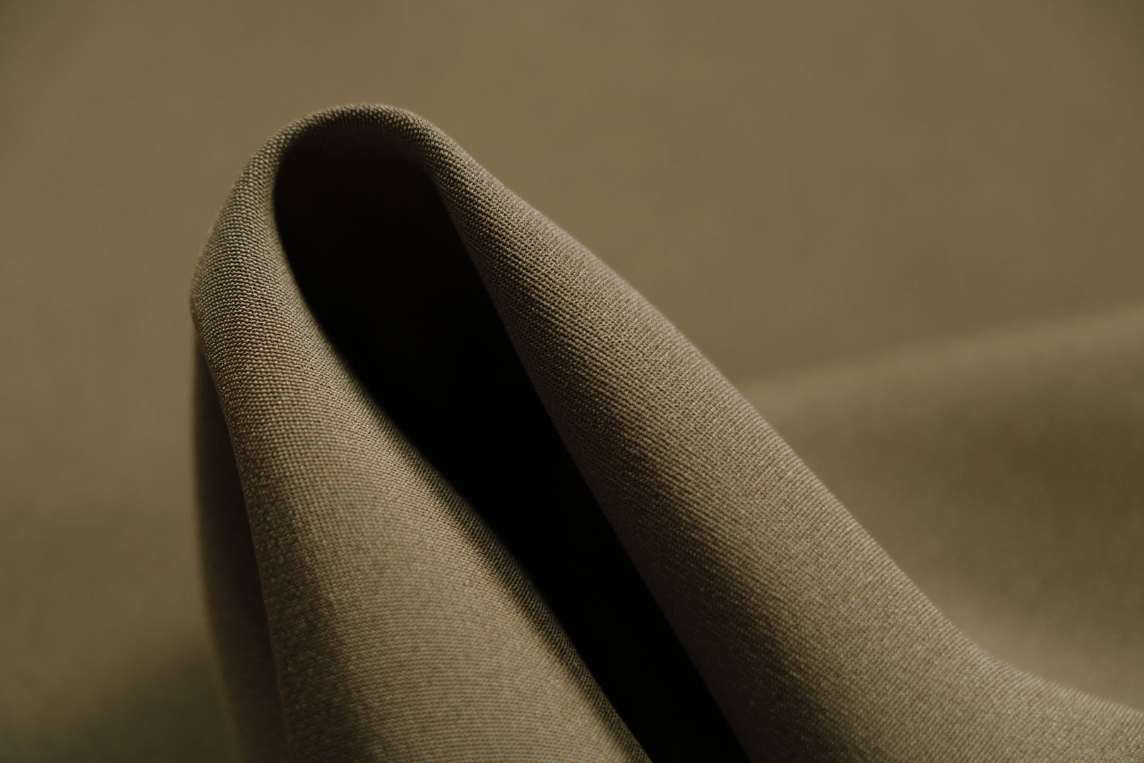 Army Green Silk Drap Apparel Fabric