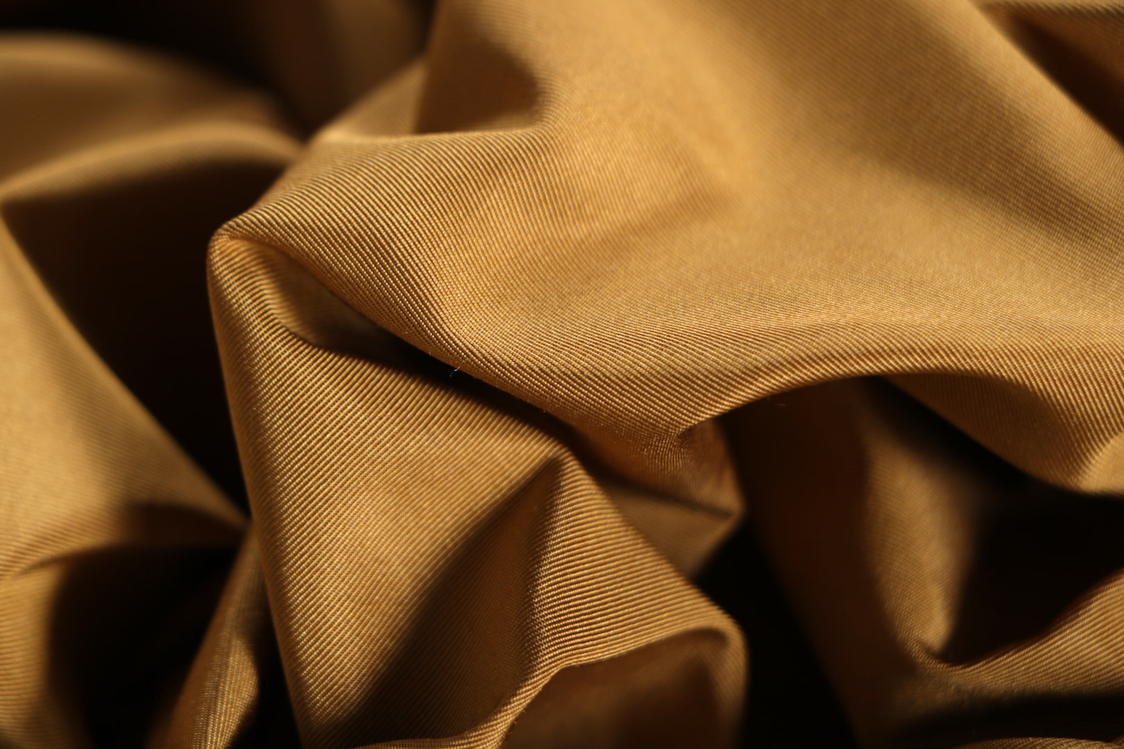 Mustard Yellow Silk Faille Apparel Fabric