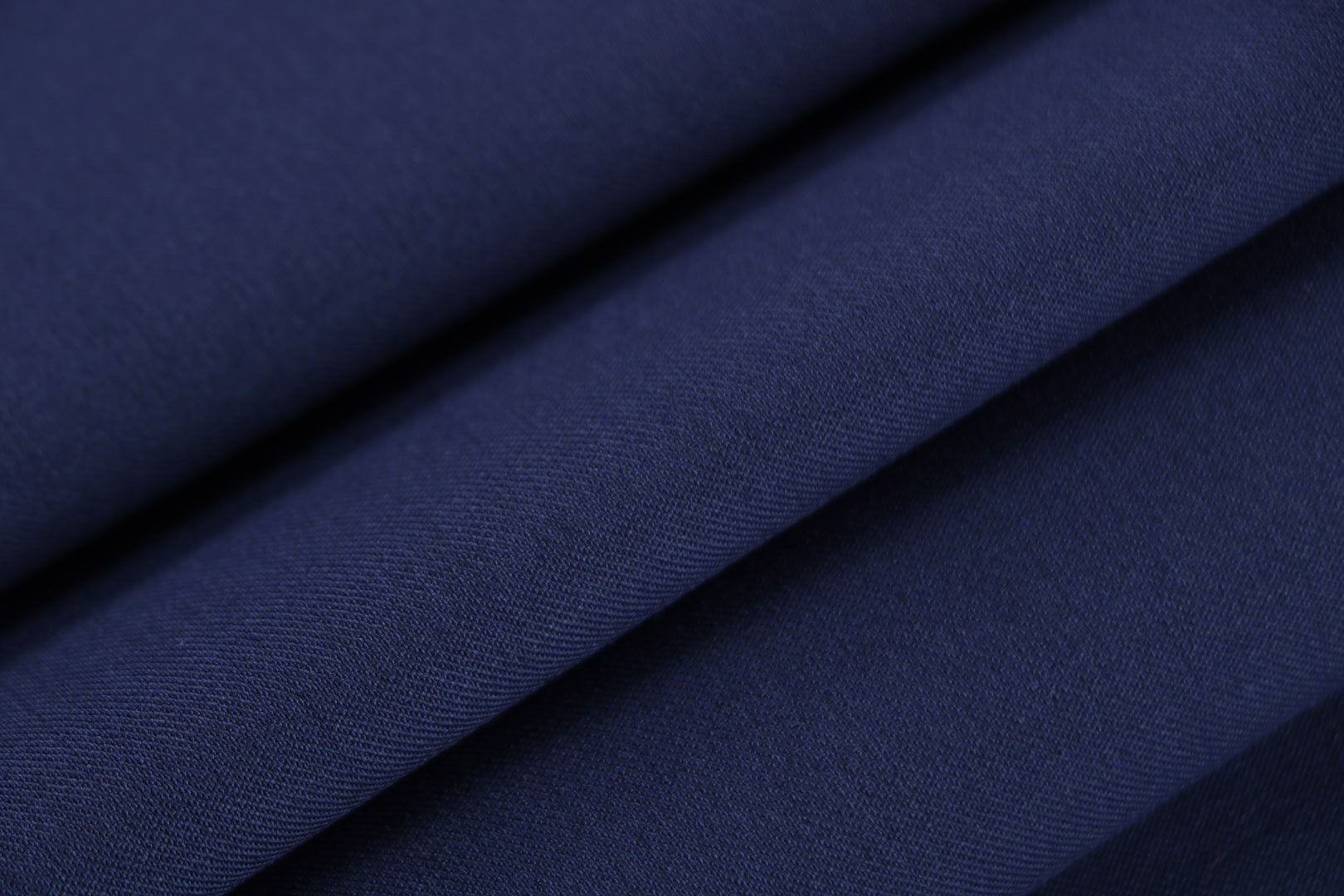 Ocean Blue Polyester, Stretch, Wool Gabardine Stretch Apparel Fabric