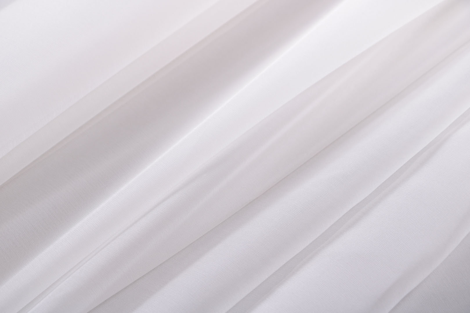 Ivory Silk Chiffon Apparel Fabric