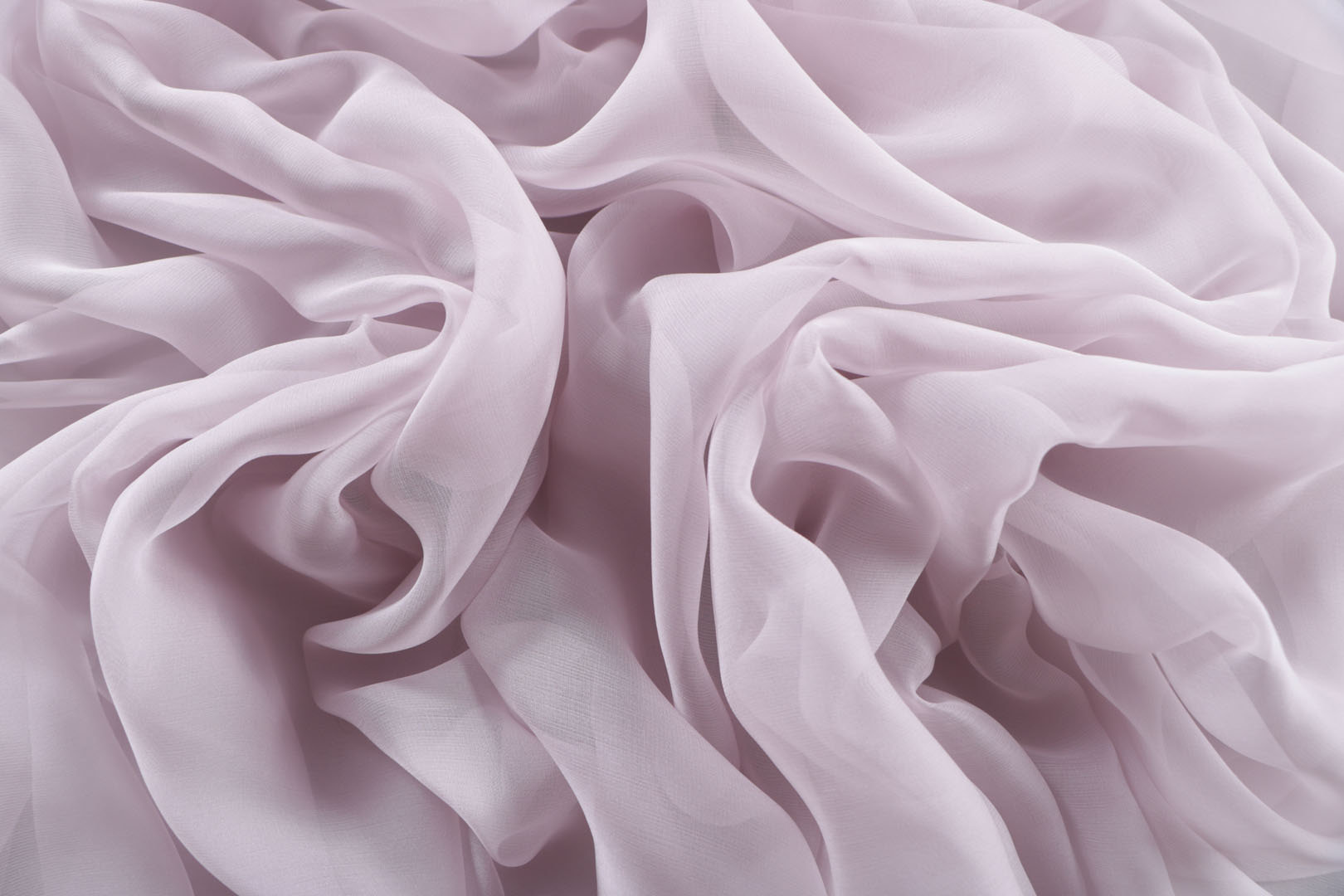 Light purple silk Chiffon fabric for dressmaking