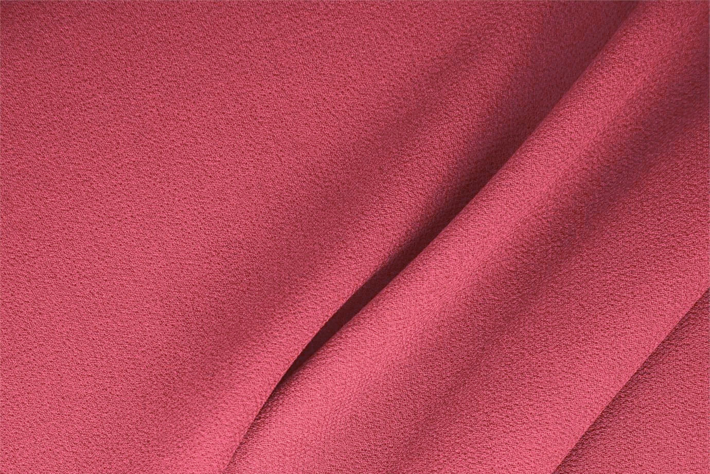 Geranium Pink Wool Wool Double Crêpe Apparel Fabric