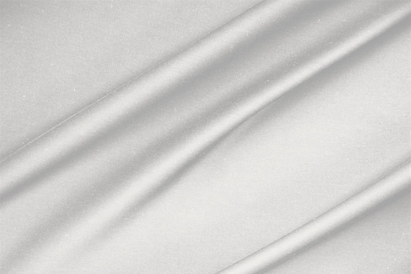 Pearl silver lightweight stretch cotton sateen fabric | new tess