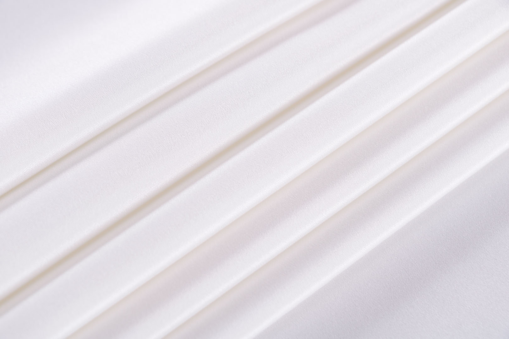Optical White Silk Drap Apparel Fabric