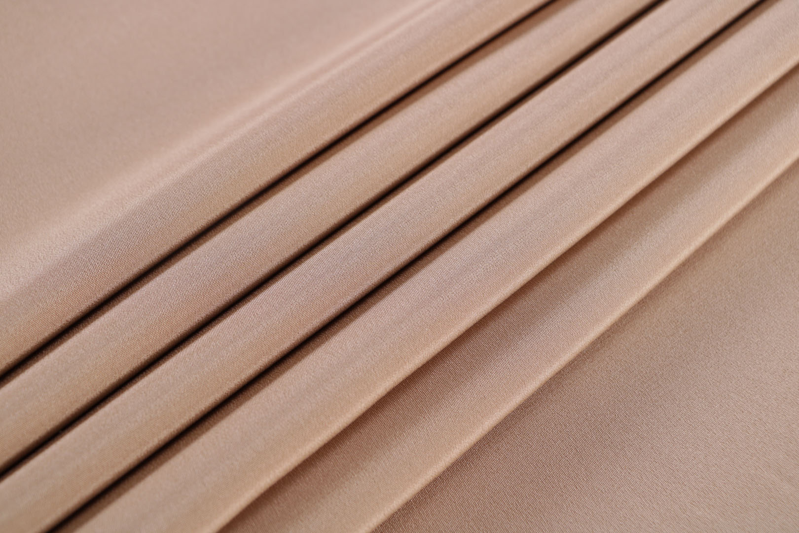 Honey Brown Silk Drap Apparel Fabric