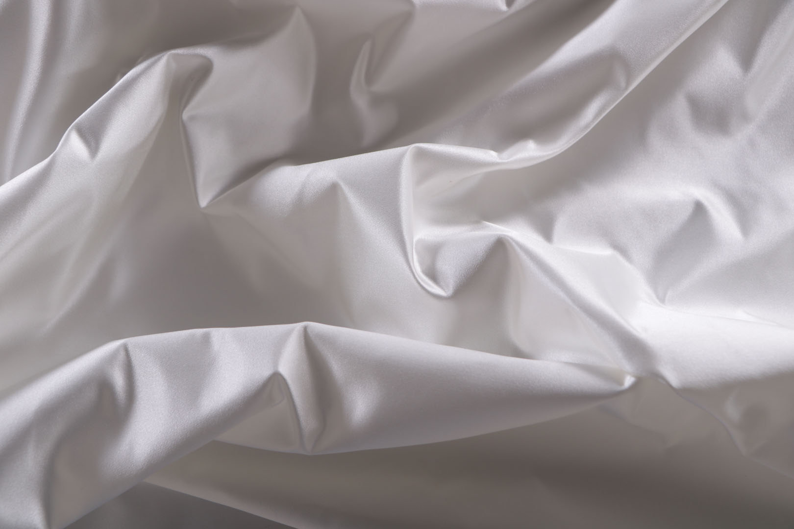 Ivory White Silk Duchesse Apparel Fabric
