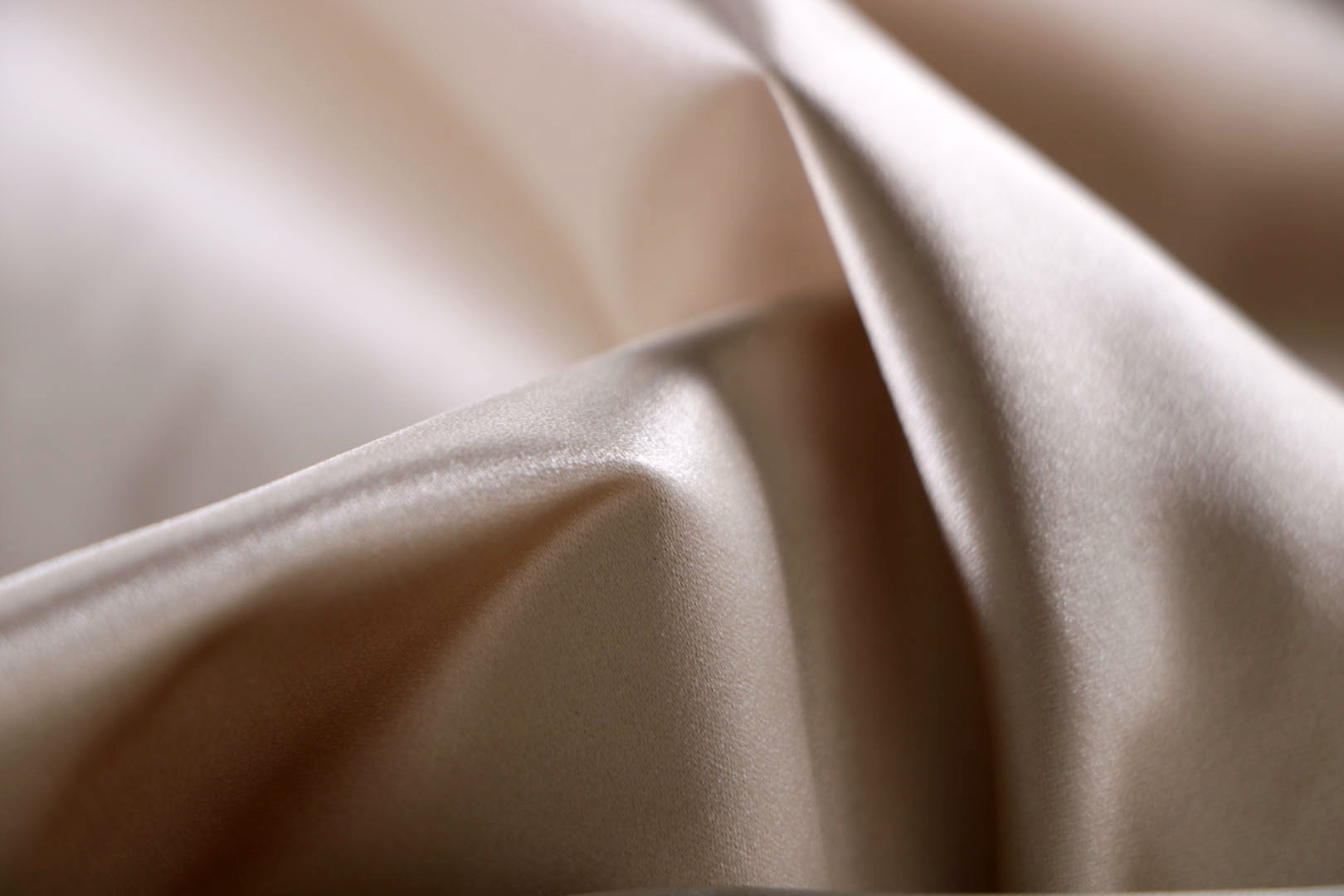 Sand Beige Silk Duchesse Apparel Fabric