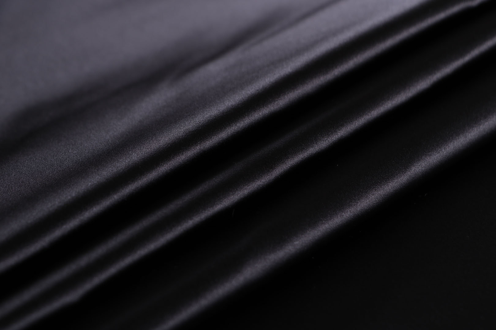 Anthracite Gray Silk Duchesse Apparel Fabric