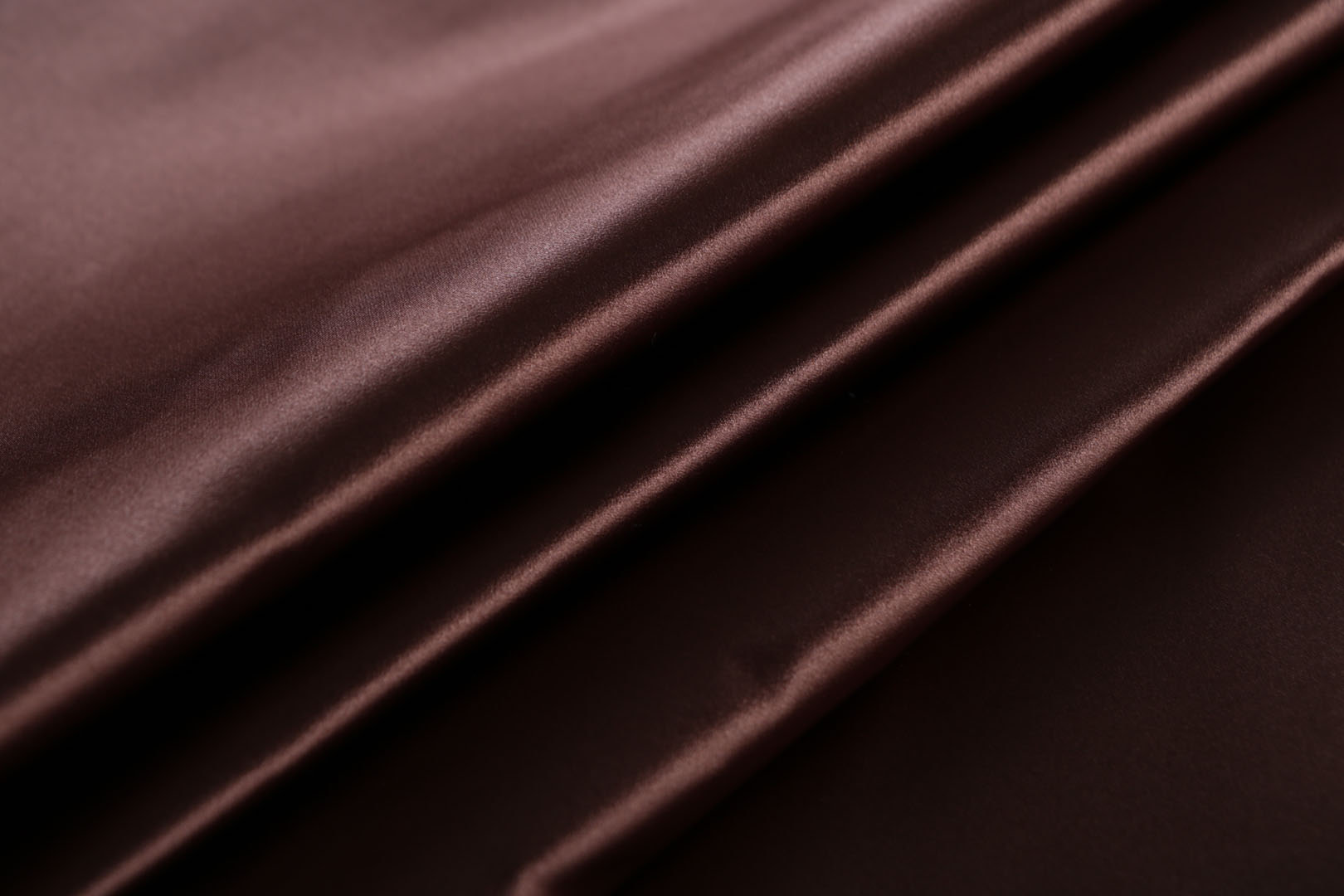 Chestnut Brown Silk Duchesse Apparel Fabric