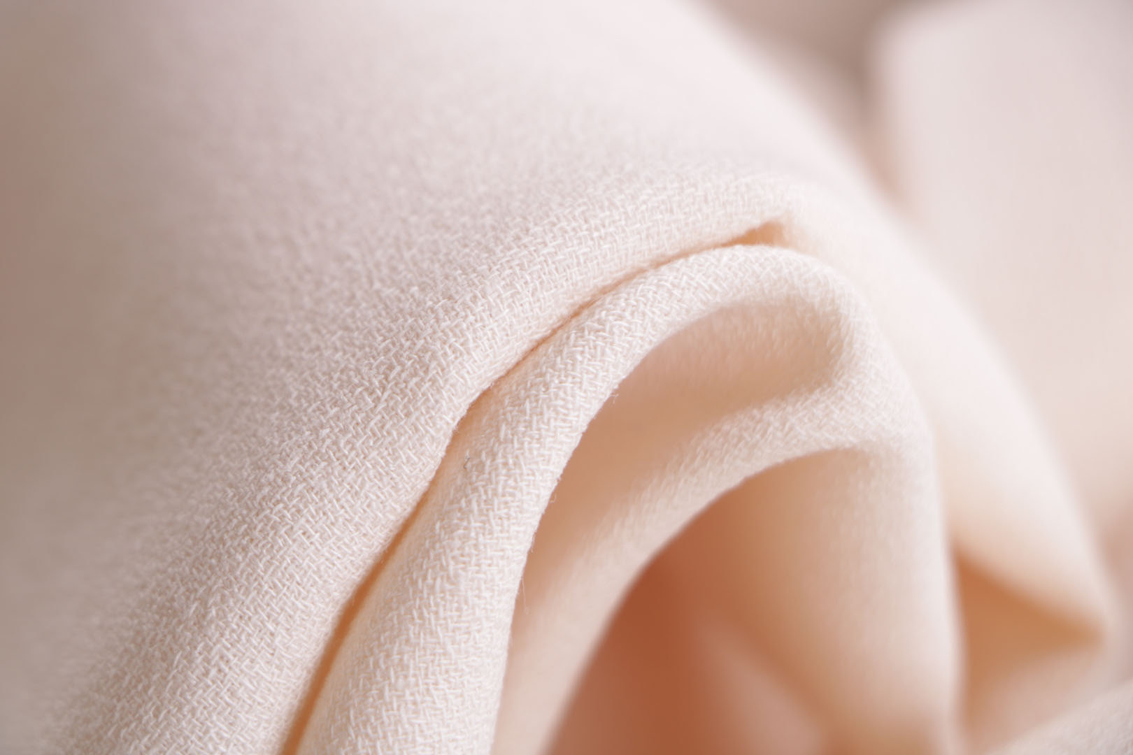 Milk White Polyester, Stretch, Wool Wool Stretch Apparel Fabric