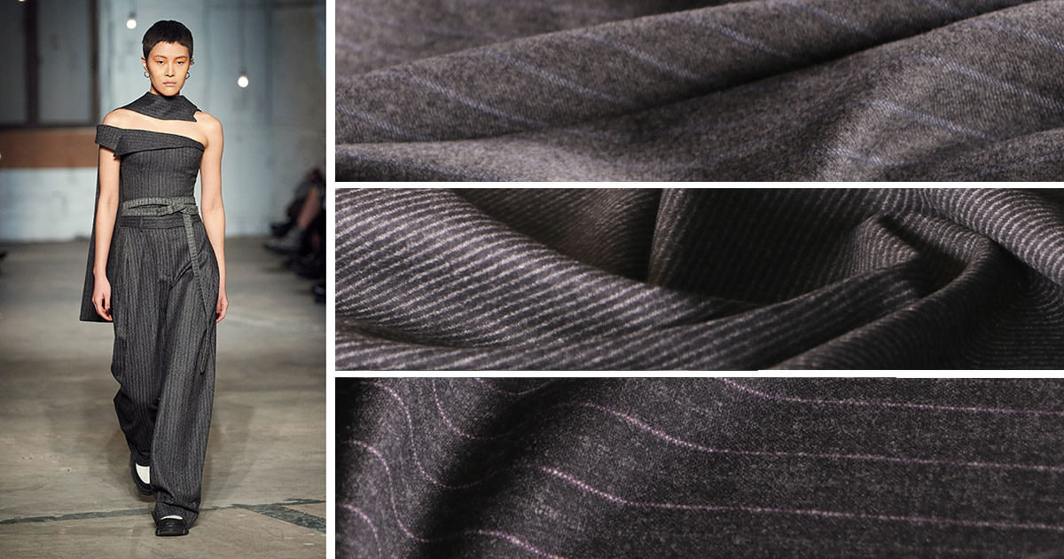 Woolen Pinstripe Fabrics | new tess online fabric store