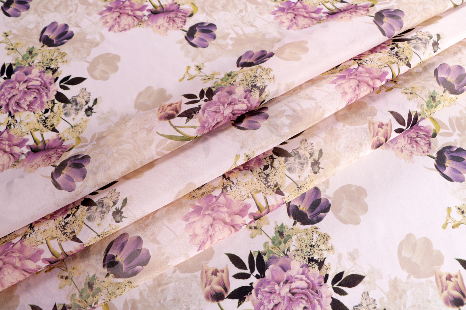 Flowers Print Apparel Fabric ST000809