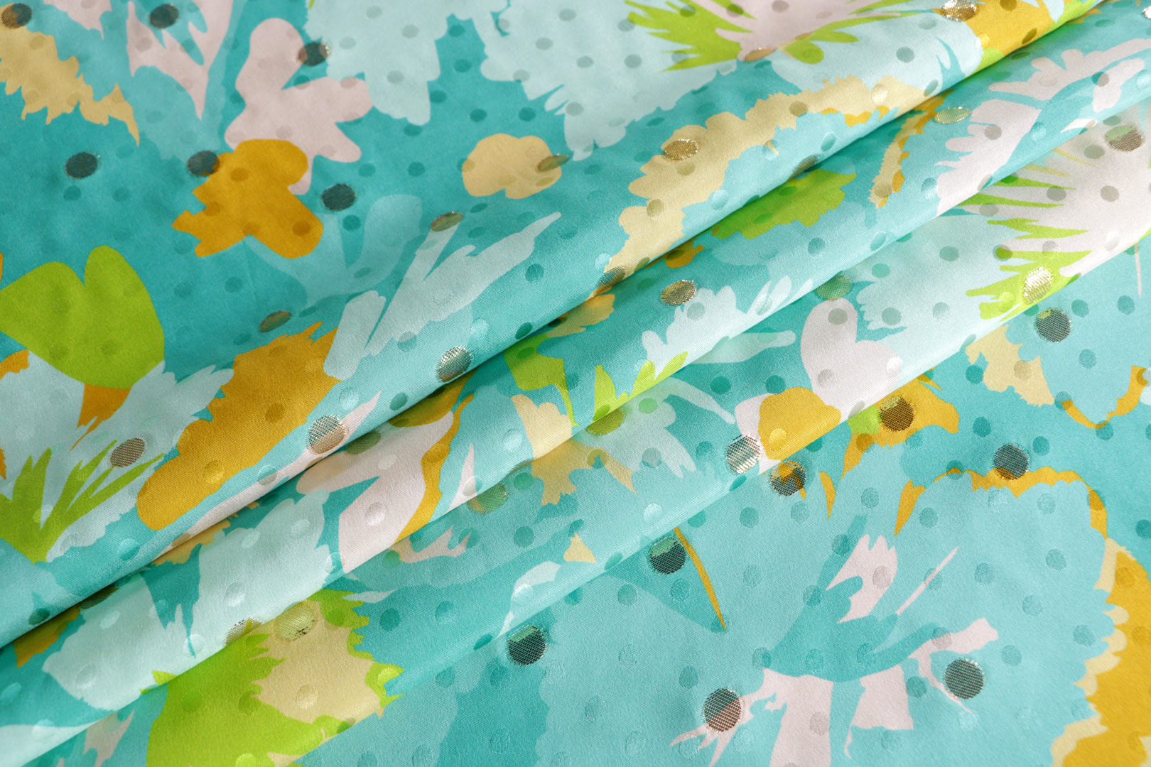 Flowers Print Apparel Fabric ST000887