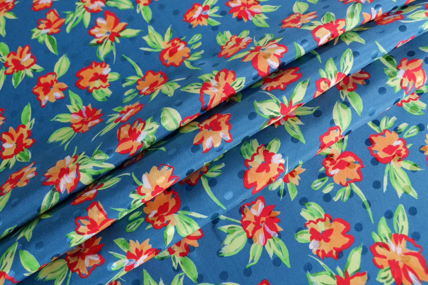 Flowers Print Apparel Fabric ST000893