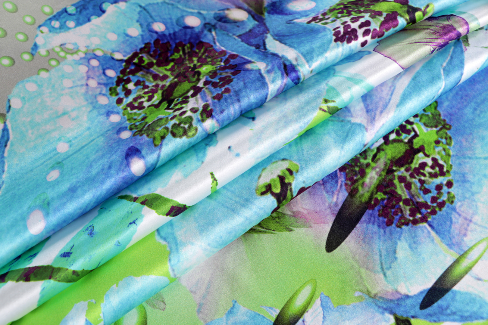 Abstract Print Apparel Fabric ST000910