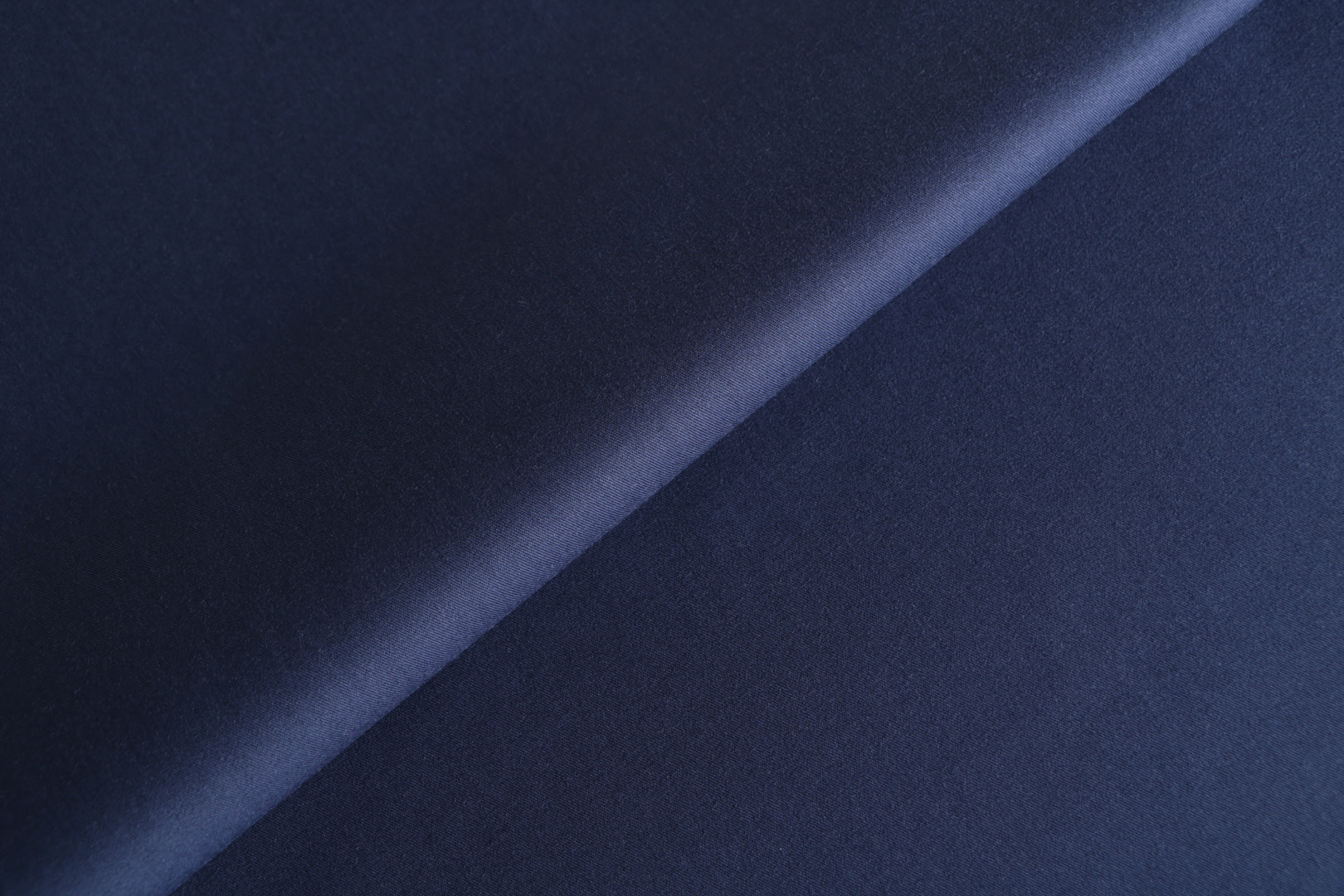 Blue stretch cotton gabardine fabric for men's pants - new tess