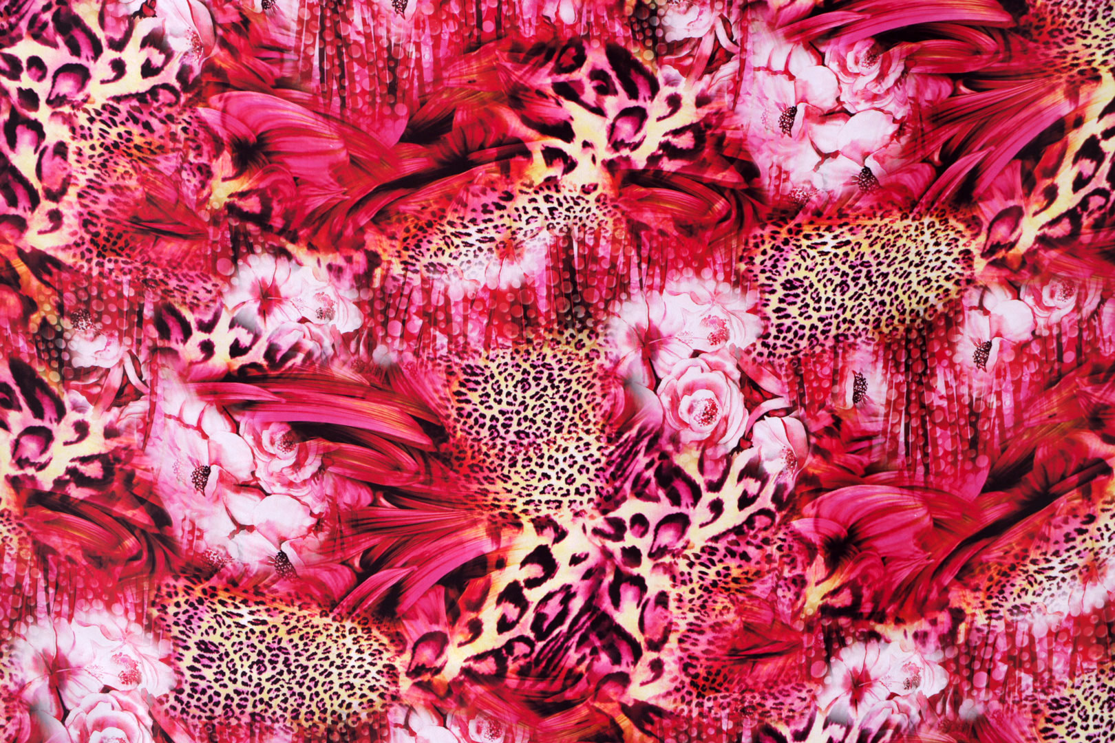 Animalier Print Apparel Fabric ST000514