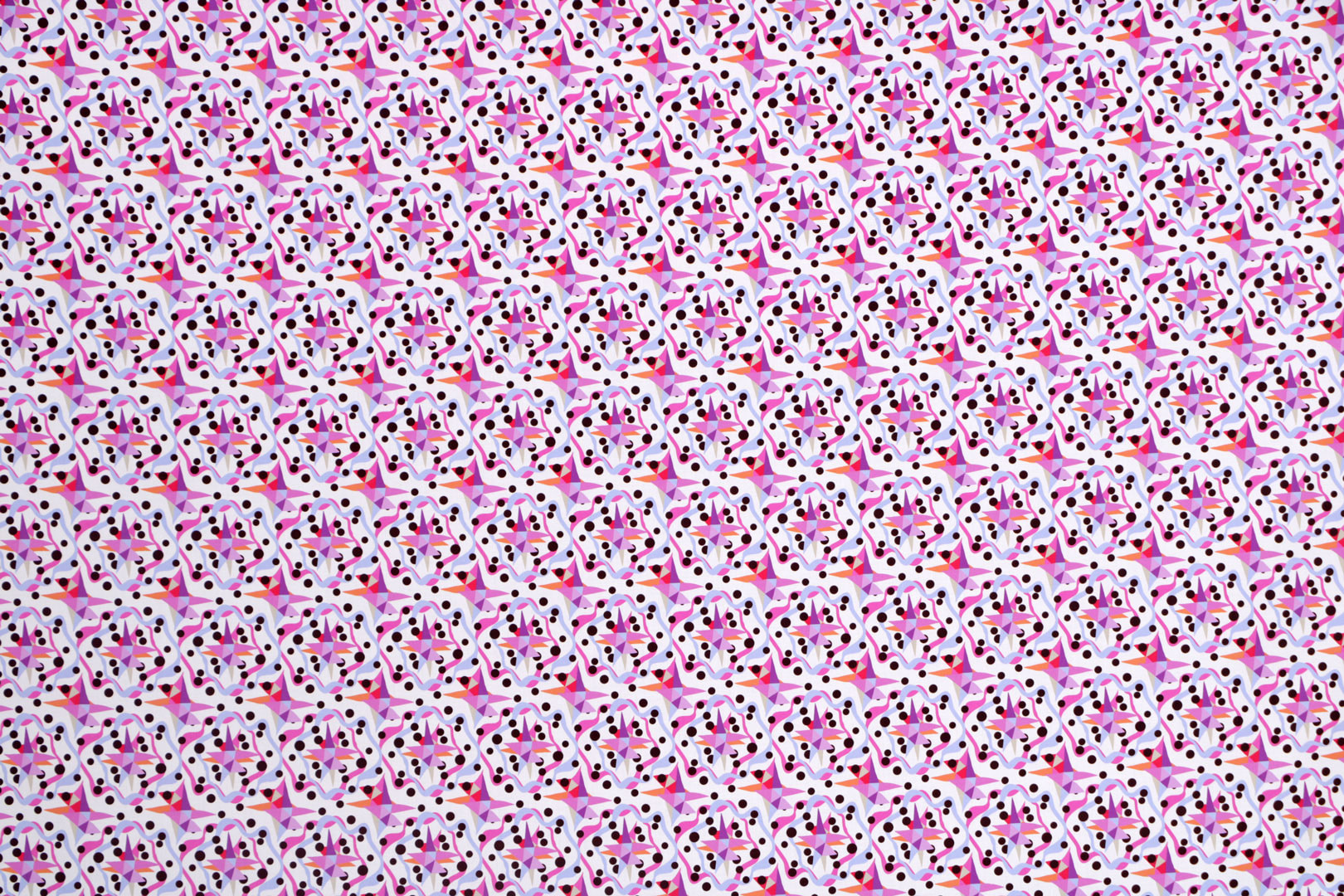 Abstract Print Apparel Fabric ST000532