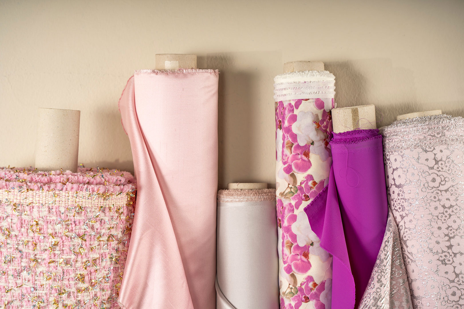 Fine Italian fabrics for dressmaking and couture by the metre