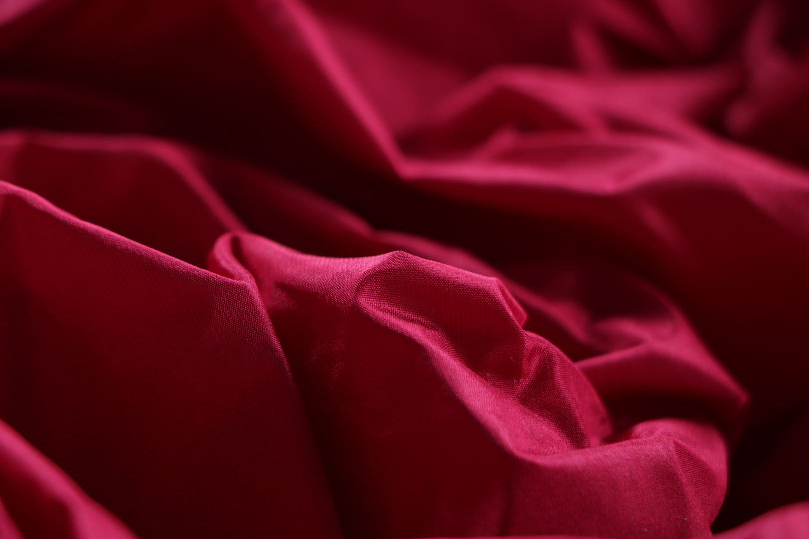 Ruby Red Silk Taffeta Apparel Fabric