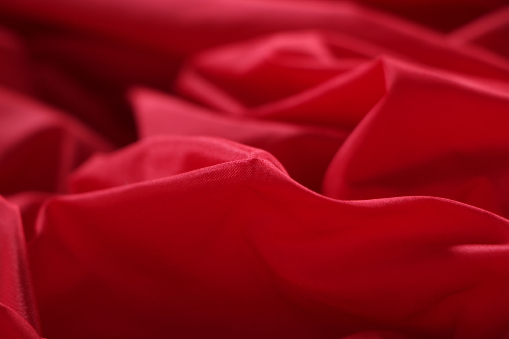 Red silk taffeta fabric for dressmaking - new tess
