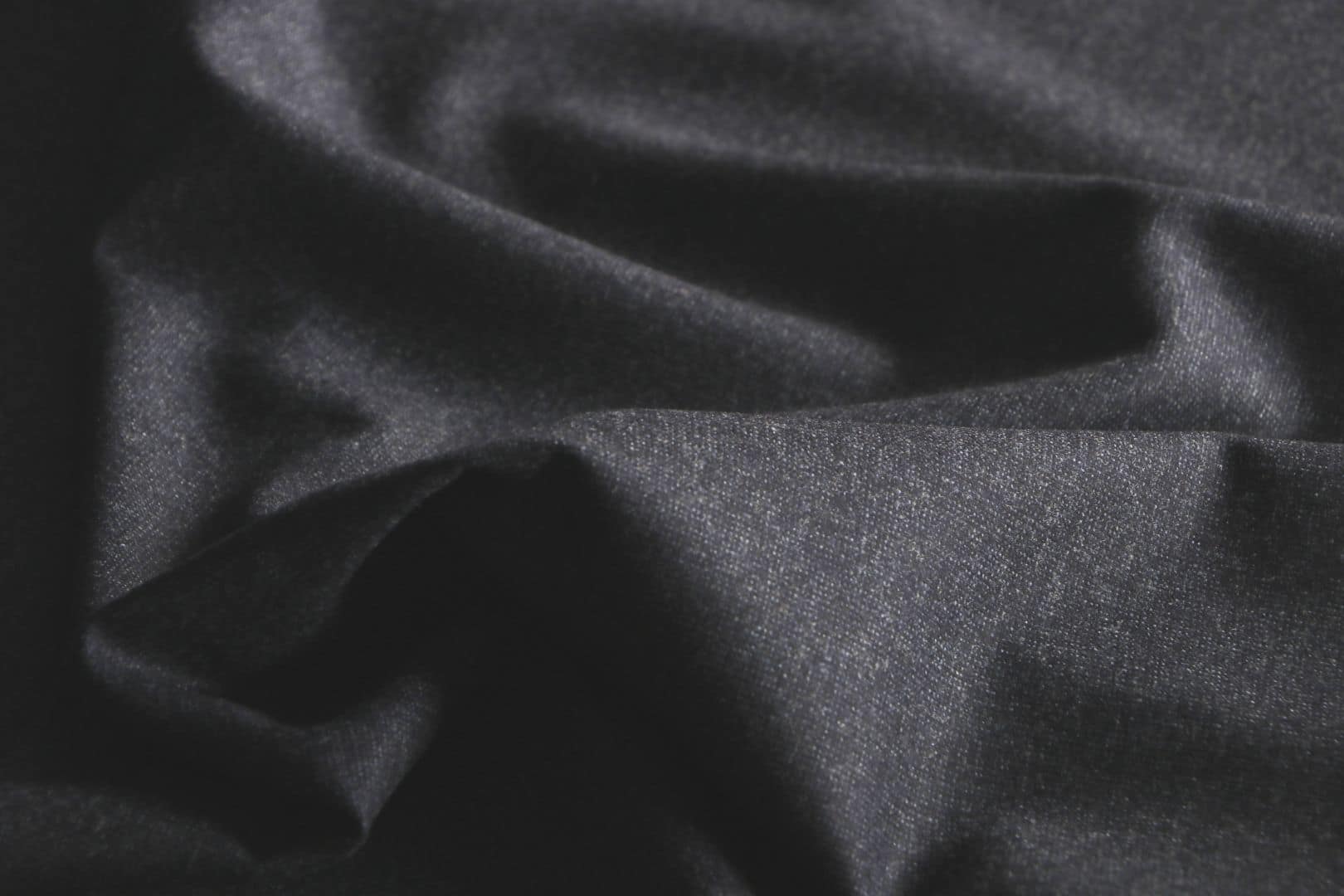 Blue Wool Flannel fabric for dressmaking