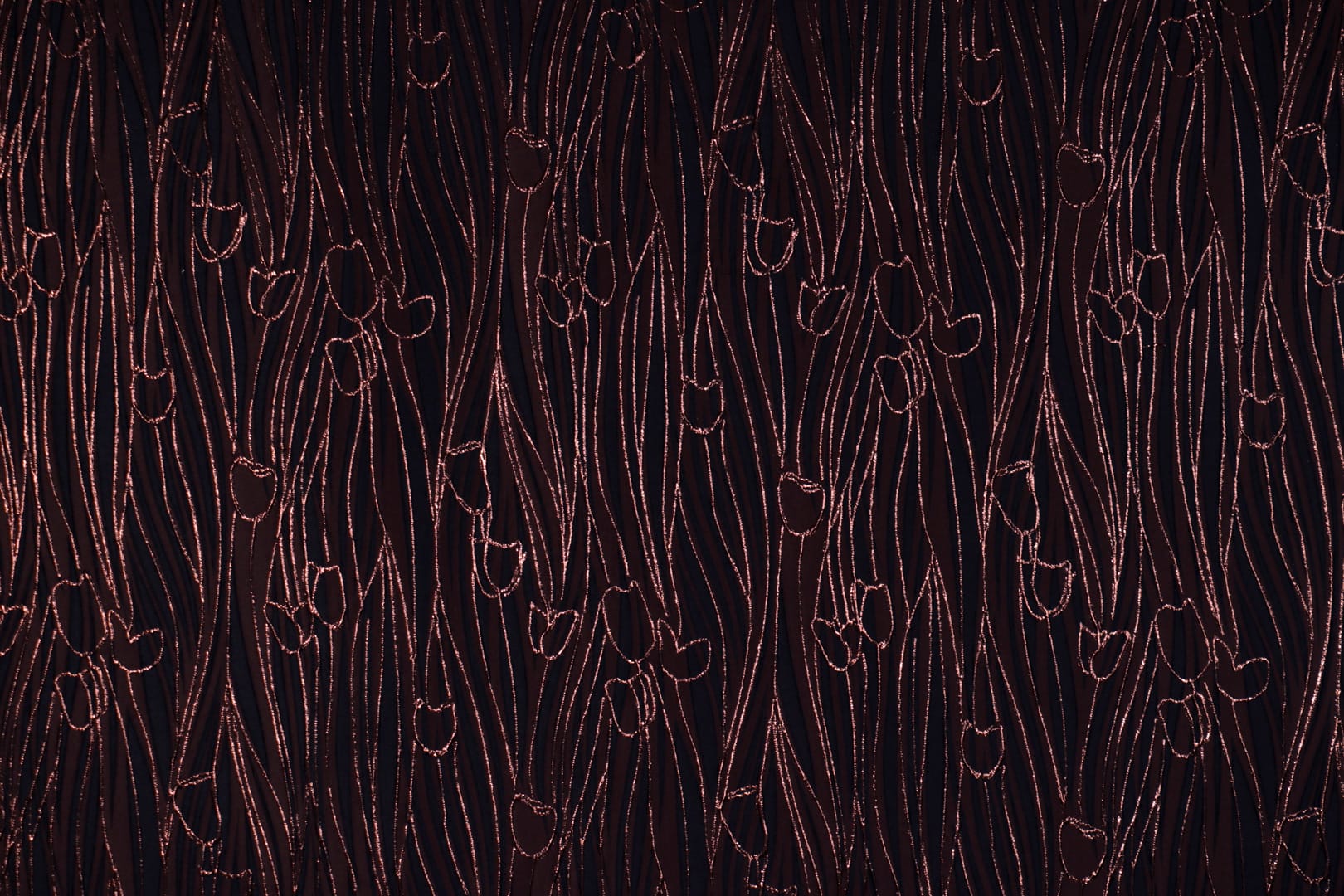 Brown Polyester fabric for dressmaking