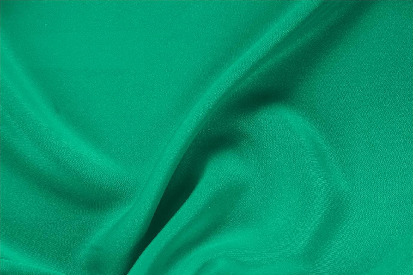 Green Green Silk Drap fabric for dressmaking